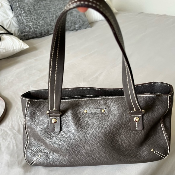 kate spade | Bags | Dark Brown Late Spade Satchel | Poshmark